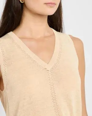 Proenza Schouler White Label Proenza Schouler Pswl Heyde Sleeveless Sweater - Light Wheat