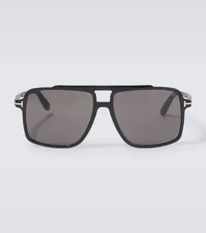 Tom Ford Black Aviator Sunglasses