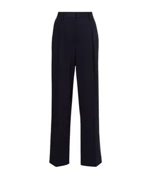 TOTEME High-rise Straight Leg Pants - Blue