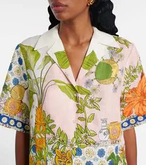 ALEMAIS Alémais Hazel Printed Linen Shirt