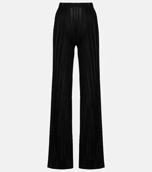 TOM FORD Knitted Flared Pants - Black