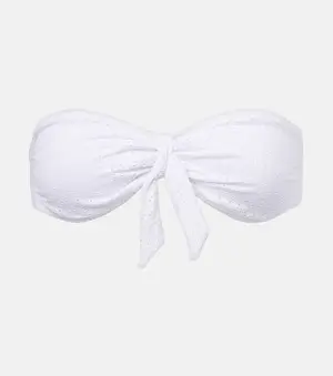 Melissa Odabash India Bandeau Bikini Top - White