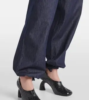 Dries Van Noten Straight Leg Denim Pants