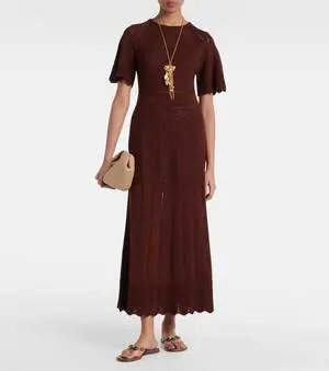 ERES Imaginaire Cotton-blend Maxi Dress