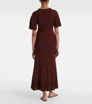 ERES Imaginaire Cotton-blend Maxi Dress