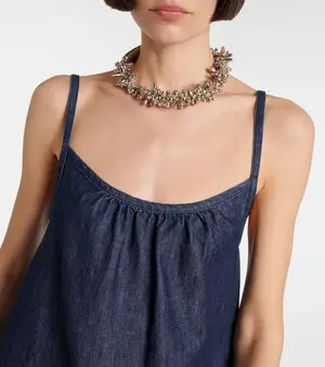 Dries Van Noten Denim Mini Dress