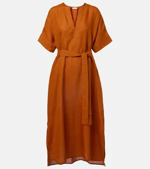 ERES Bibi Linen Kaftan - Brown