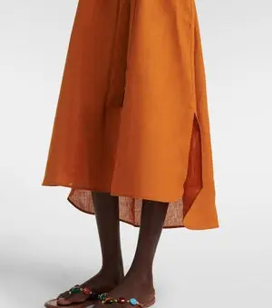 ERES Bibi Linen Kaftan - Brown