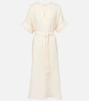 ERES Bibi Linen Kaftan - White