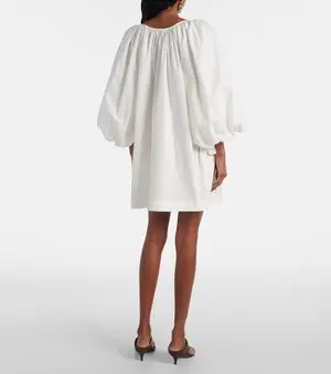 ADRIANA DEGREAS Cotton Minidress - White