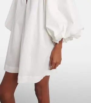 ADRIANA DEGREAS Cotton Minidress - White