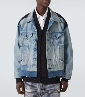 Junya Watanabe X Levi's® Jersey And Denim Jacket