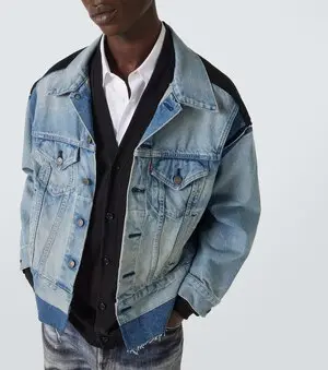 Junya Watanabe X Levi's® Jersey And Denim Jacket