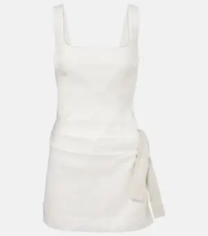 SIR. Jessamine Tie Linen Minidress