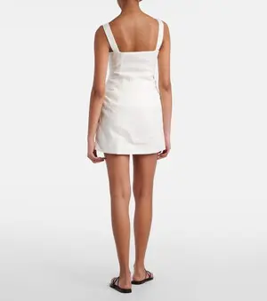 SIR. Jessamine Tie Linen Minidress