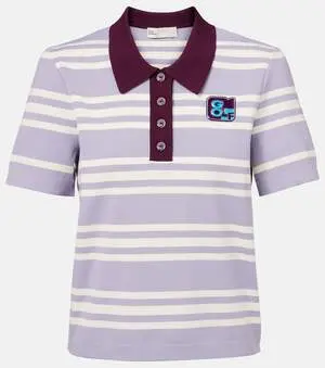 Tory Burch Striped Polo Shirt - Multicoloured