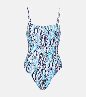 Melissa Odabash Maui Striped One Piece Swimsuit - Multicoloured