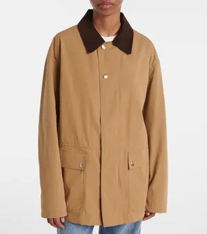 THE ROW Frank Cotton Gabardine Jacket