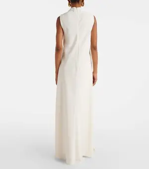 Staud Araya Crepe Maxi Dress