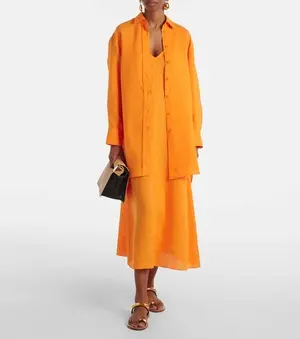 ERES Mignonette Linen Shirt - Orange