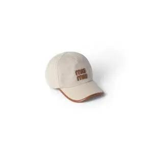 Miu Miu Canvas Baseball Cap - Beige/brandy