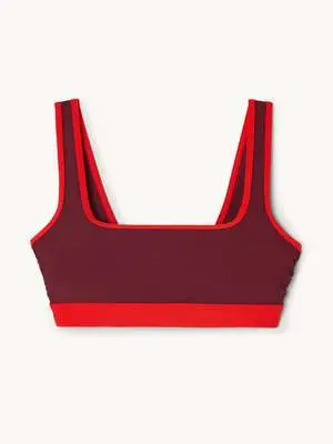 Bondi Born Hayden Bikini Top - Ruby