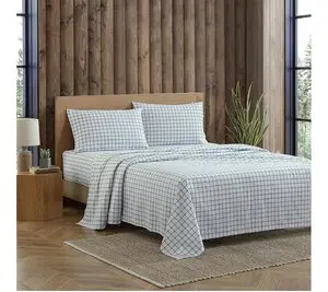 Eddie Bauer Classic Tattersall Plaid Twin Sheet Set