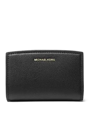 Michael Kors Michael Bryant Medium Zip Around Wallet - Black