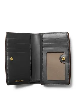 Michael Kors Michael Bryant Medium Zip Around Wallet - Black