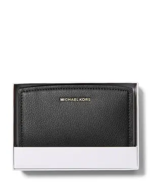 Michael Kors Michael Bryant Medium Zip Around Wallet - Black