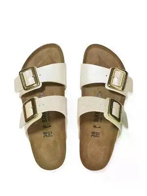 BIRKENSTOCK Sydney Buckle Slides - Neutrals