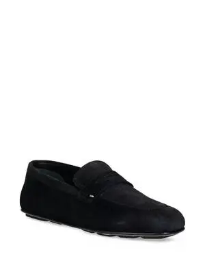 GIUSEPPE ZANOTTI Cristophe Suede Loafers - Black