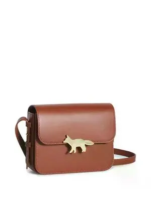 Maison Kitsuné Edie Cross Body Bag - Brown