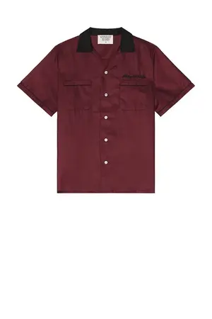 MIDNIGHT RODEO Bowler Shirt In Burgundy