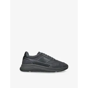 Axel Arigato Genesis Neo Runner Suede And Leather Low-top Trainers - Black