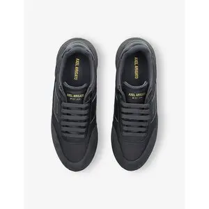 Axel Arigato Genesis Neo Runner Suede And Leather Low-top Trainers - Black