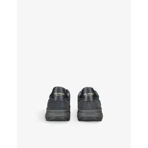 Axel Arigato Genesis Neo Runner Suede And Leather Low-top Trainers - Black