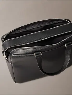 Calvin Klein Micro Pebble Commuter Bag - Black