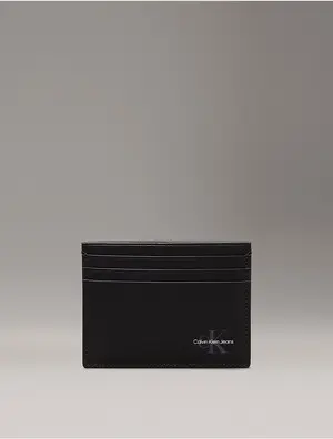 Calvin Klein Monologo Card Case - Black
