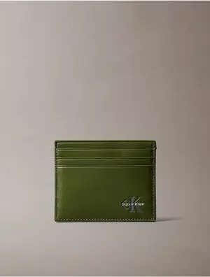 Calvin Klein Monologo Card Case - Thyme