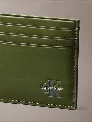 Calvin Klein Monologo Card Case - Thyme
