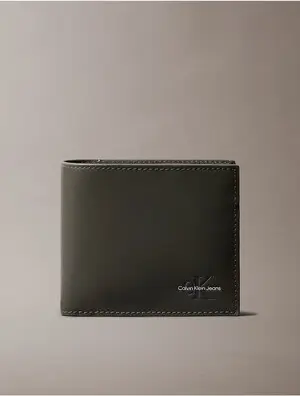 Calvin Klein Monologo Bifold Wallet Beluga