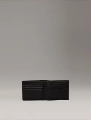 Calvin Klein Monologo Bifold Wallet - Black