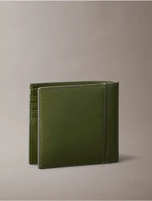 Calvin Klein Monologo Bifold Wallet - Thyme