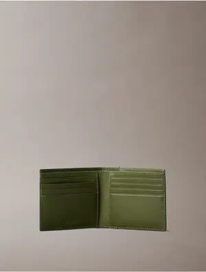 Calvin Klein Monologo Bifold Wallet - Thyme