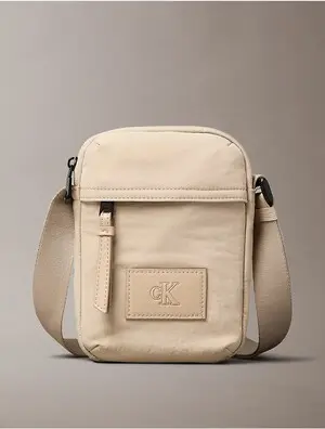 Calvin Klein Nylon Reporter Bag - Crockery