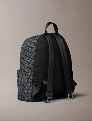 Calvin Klein Allover Monogram Logo Backpack