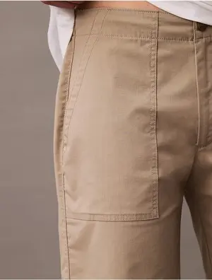 Calvin Klein Ripstop Utility Shorts - Vintage Khaki