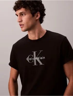 Calvin Klein Monologo Tee - Black