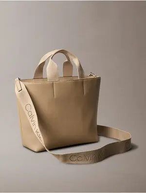 Calvin Klein Ultralight Mini Tote Bag - Crockery